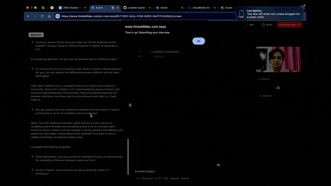 AceInt – AI Interview Preparation Platform